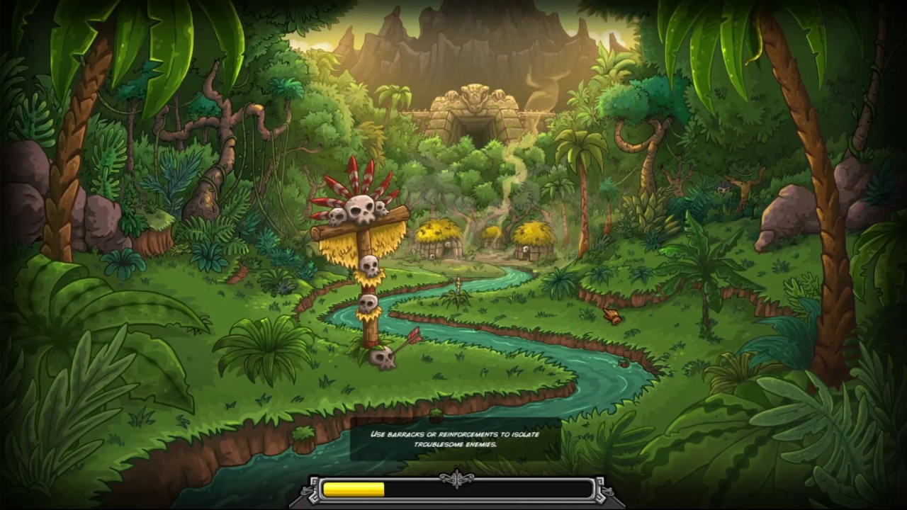 Kingdom Rush Frontiers | Walkthrough #3 Jungle (veteran) - YouTube