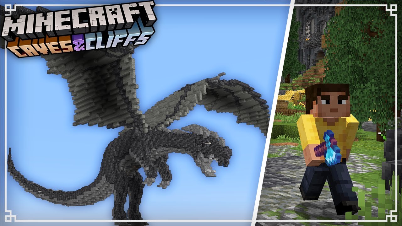 I Built This GIANT Dragon in Survival! | Minecraft 1.18 Survival - YouTube