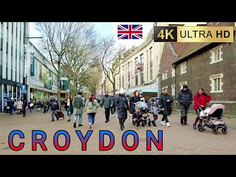 Croydon Christmas Decorations🎄A Holiday Walk Near London 4K60 - YouTube