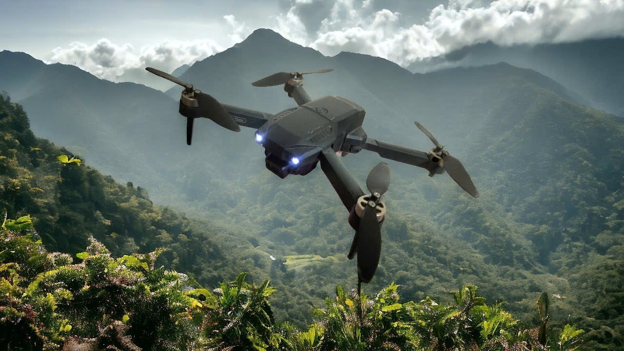 Best Drone F198 Brushless Motor 4K Dual Camera Drone Unboxing, Flying ...