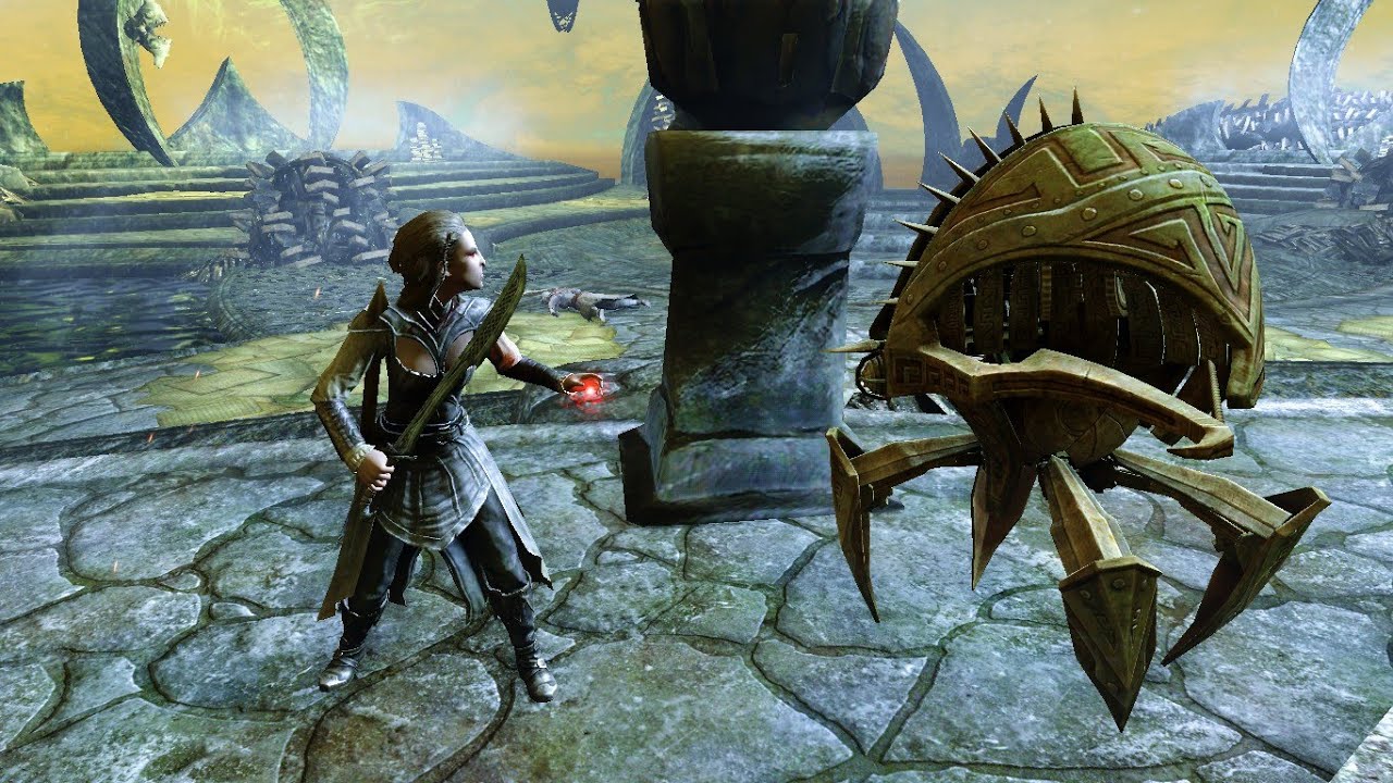 Dwarven Ballista Master vs Volkihar Vampire | Skyrim - YouTube