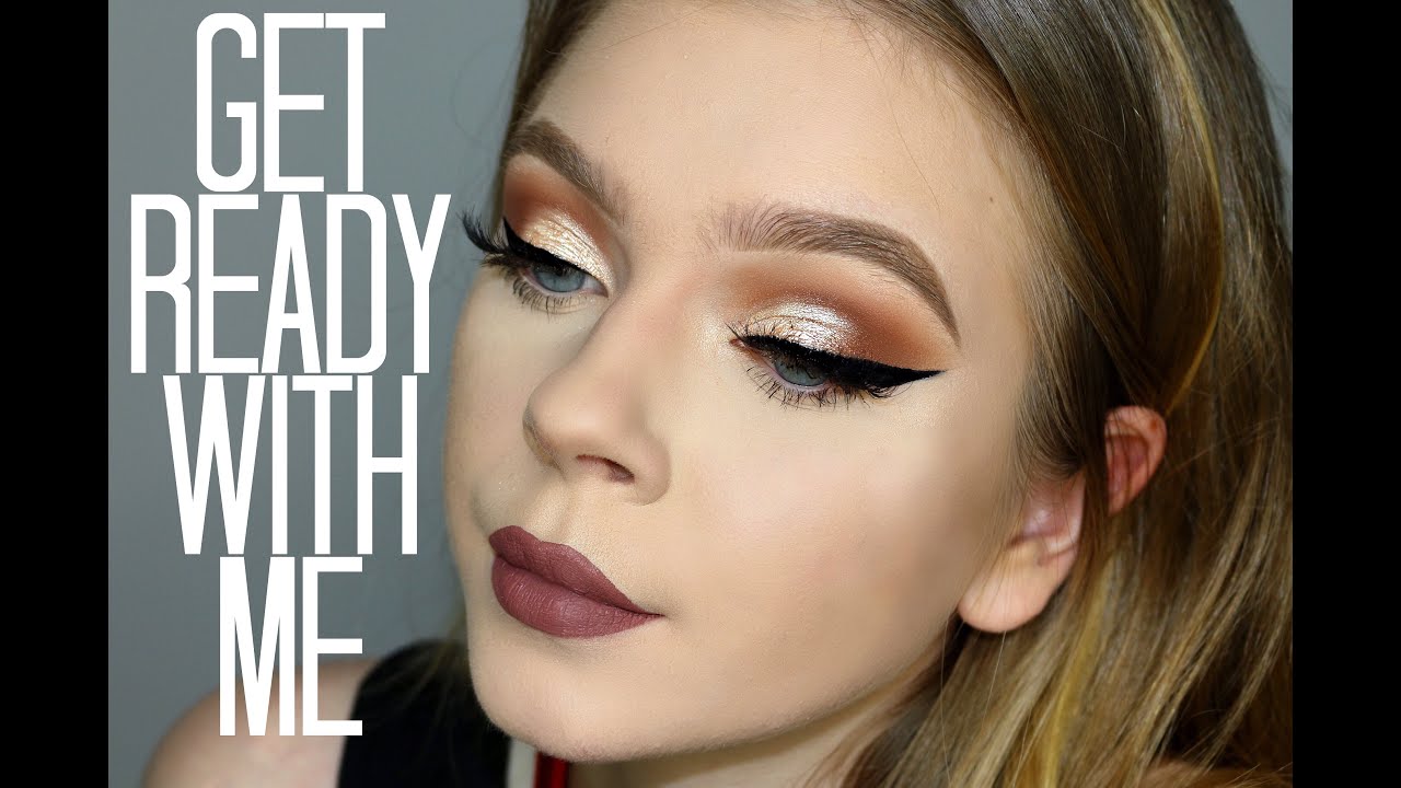 Get Ready With Me | Neutrals + Mauves | Morphe 35K Palette ...