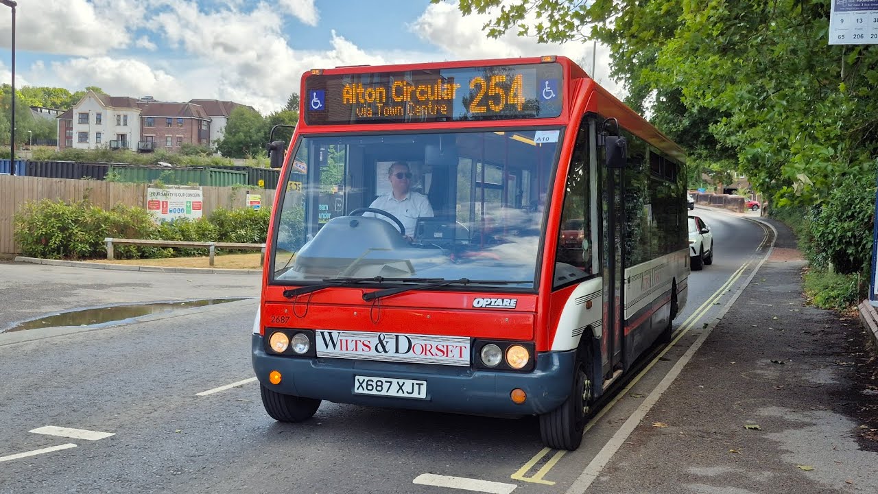 Preserved Wilts & Dorset Optare Solo | 2687 (X687 XJT) | Alton Bus ...