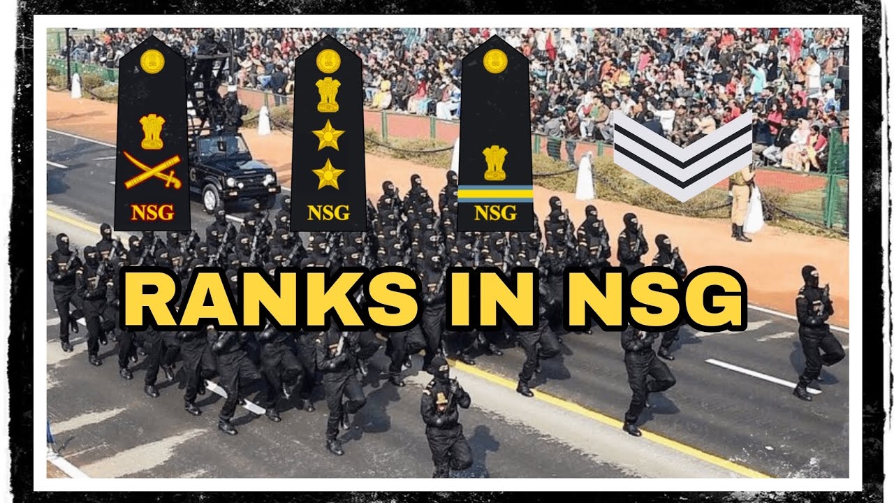 Ranks of National Security Guards | Elite Force | Special Force - YouTube