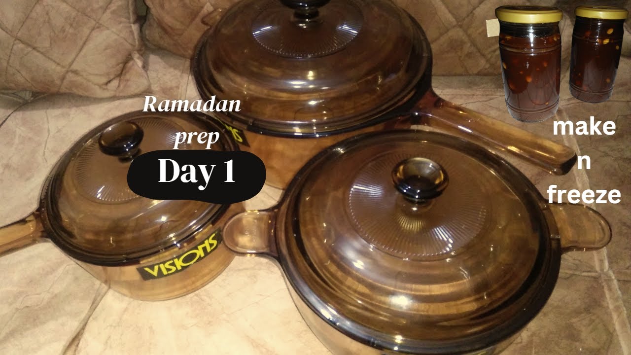 Ramadan Prep Day 1 | Is Vision Cookware set is Worth buying or not ...