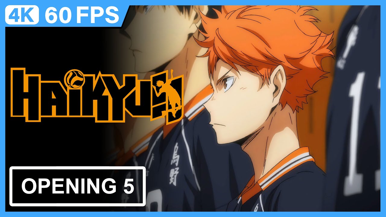 Haikyuu!! Opening 5 | Hikari Are | Creditless | 4K 60FPS Remastered ...