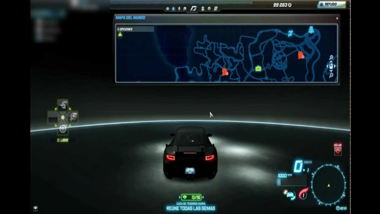 Como Llegar Al Garage Secreto NFS World - YouTube