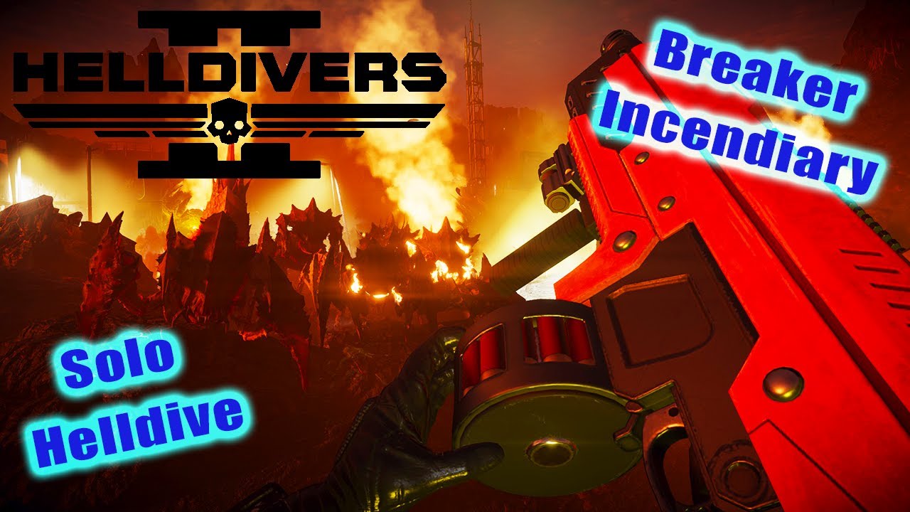 Helldivers 2 - 750 Terminid Kills With The Breaker Incendiary (Solo ...