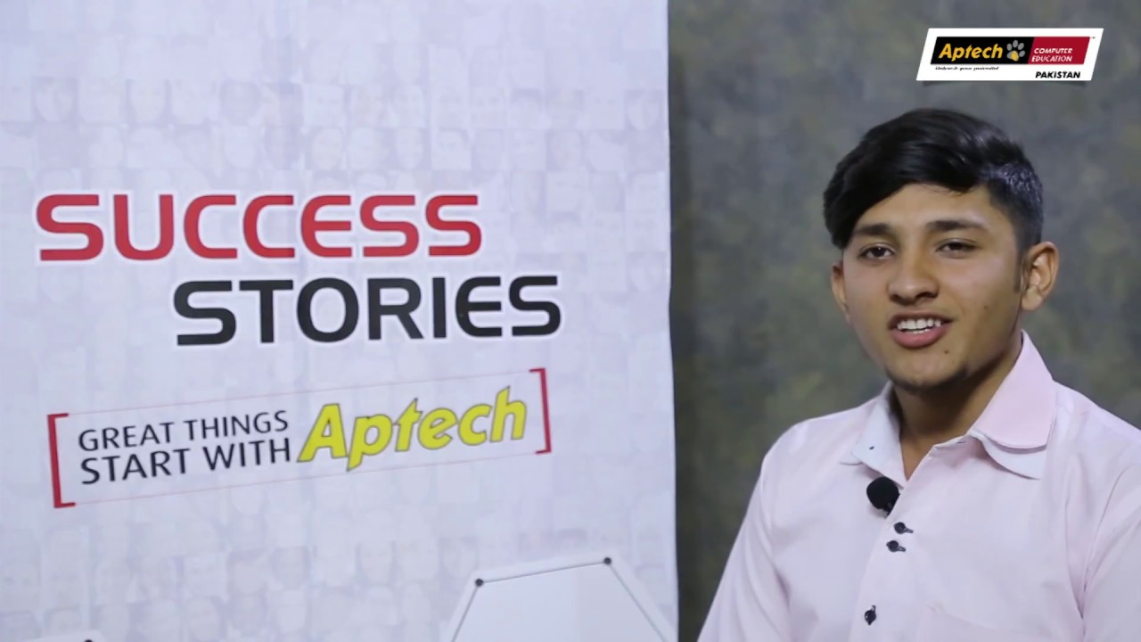 Success story of Syed Mehdi Haider "Aptech" - YouTube
