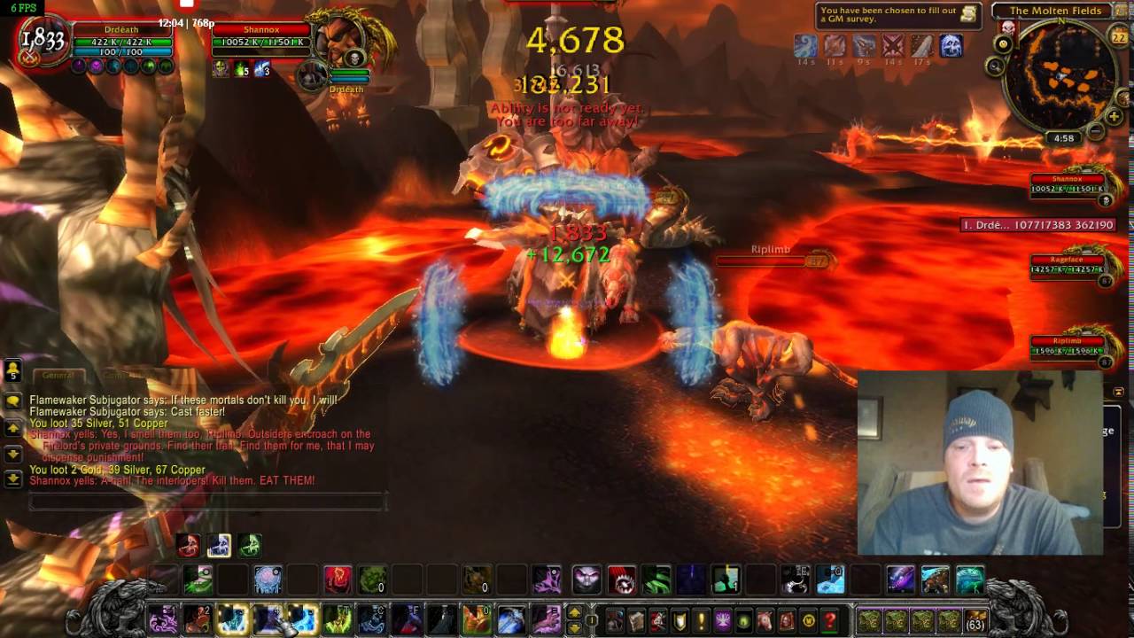 WOW Firelands location and frost DK solo - YouTube
