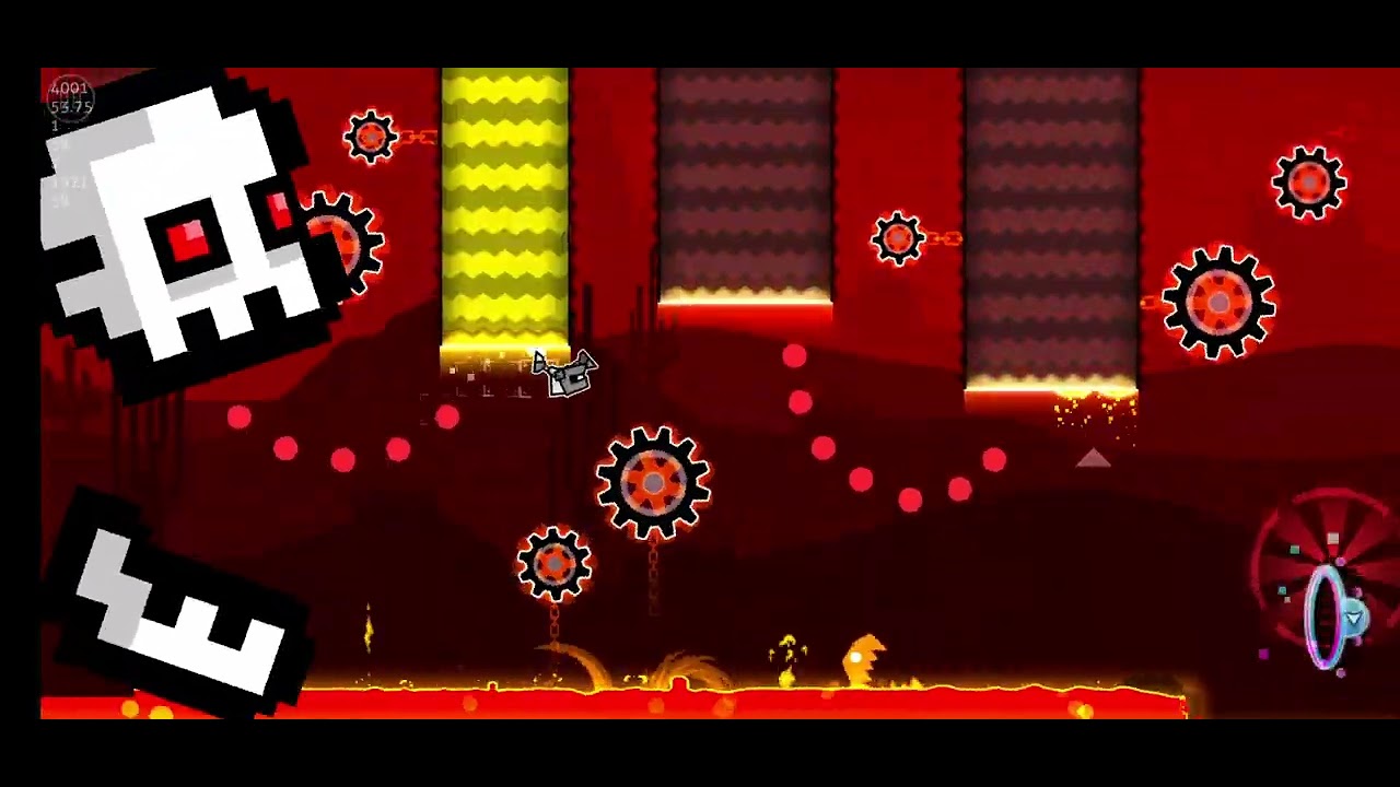 Geometry dash Press start - YouTube