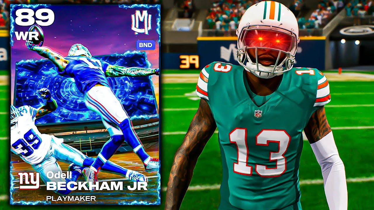 Using *NEW* OBJ On A Full Dolphins Theme Team! - YouTube