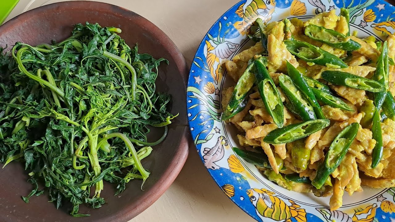 Masak Tempe Cabe Hijau Bumbu Nyemek Lalap Daun Keniker - YouTube