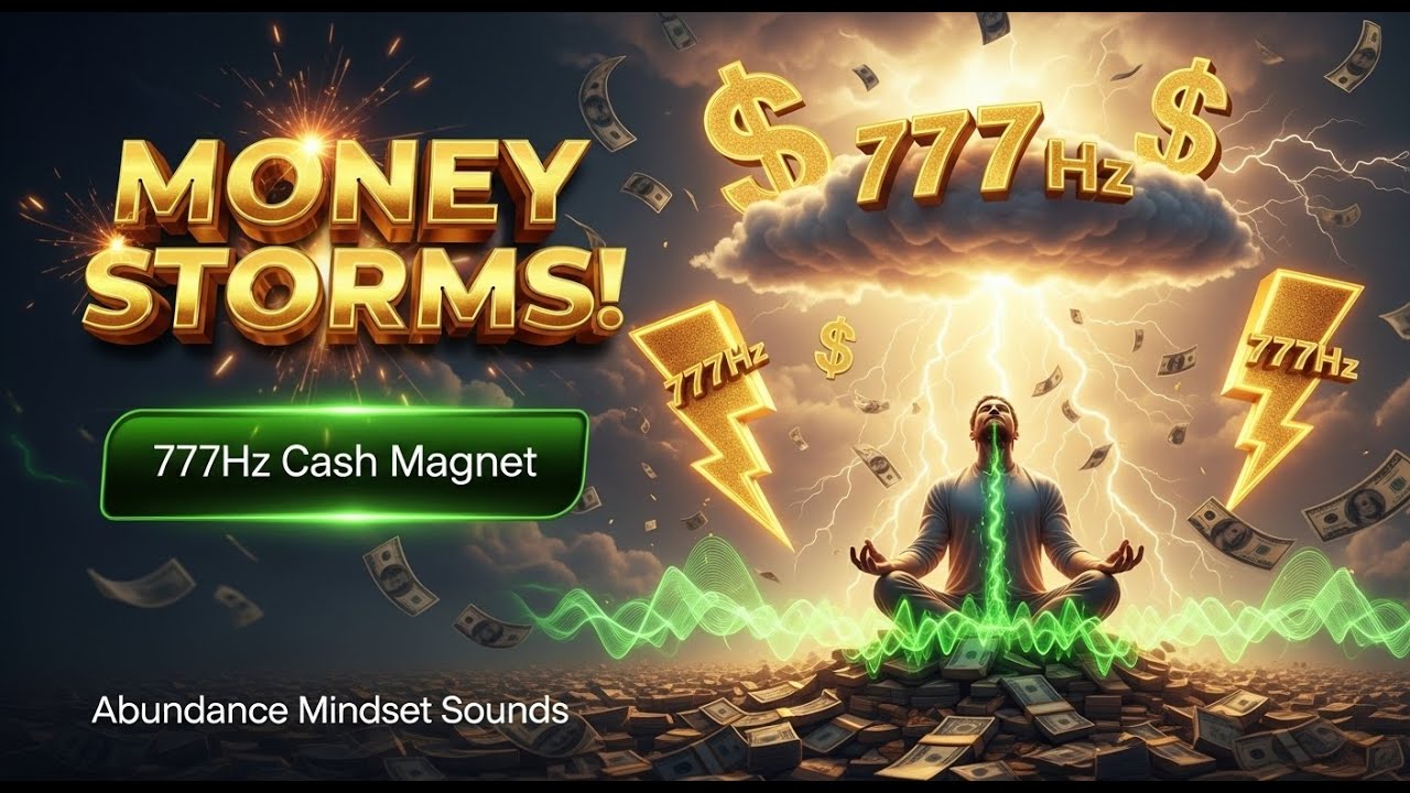 MONEY STORMS In Minutes ⚡ Listen to This 777Hz Cash Magnet - YouTube