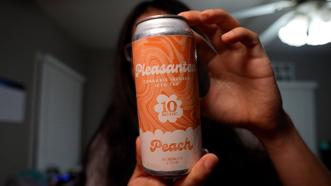 THC PEACH INFUSED ICED TEA (PLEASANTEA) - YouTube