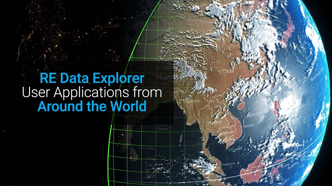 RE Data Explorer User Applications from Around the World - YouTube