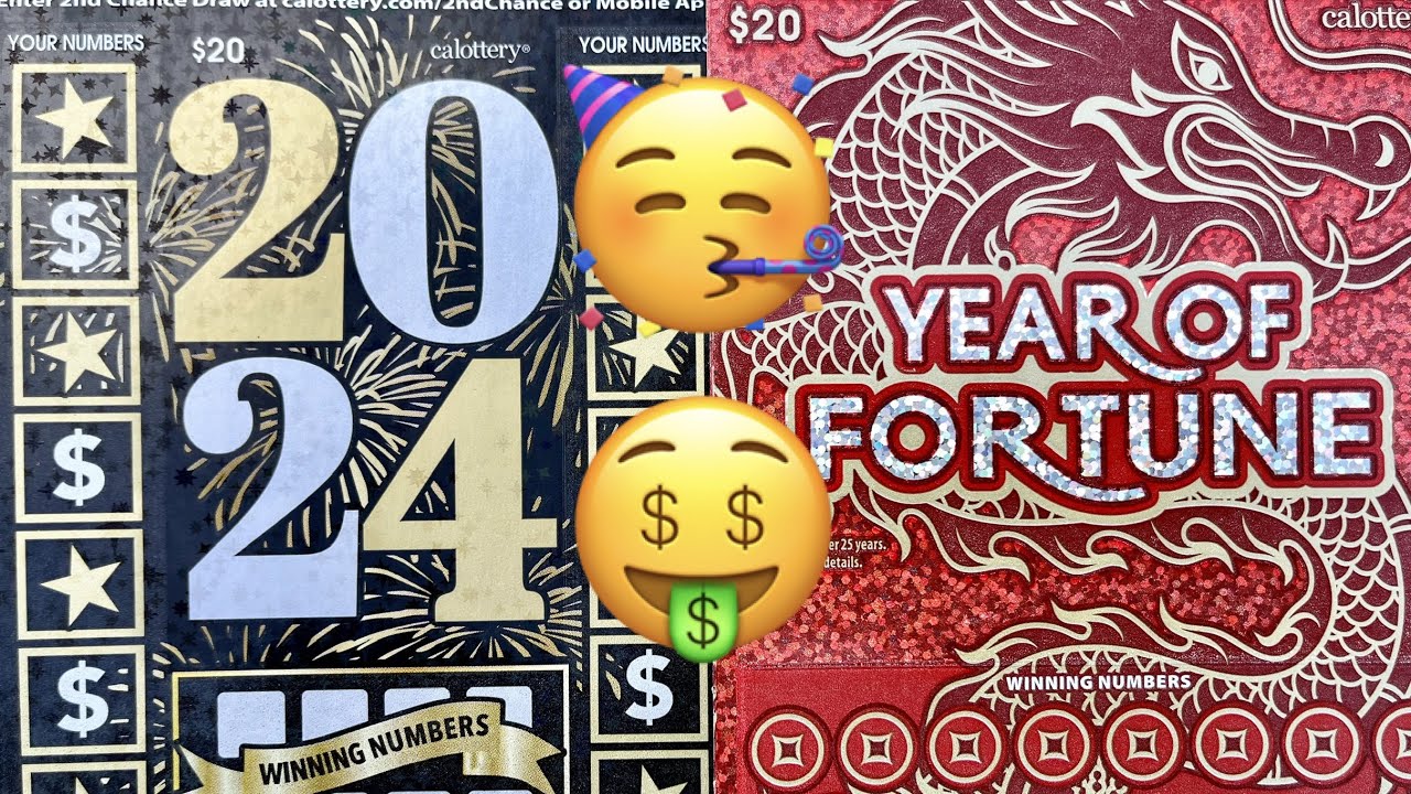 🤑 Profit Town!! 🎉 2024 🐲 Year Of Fortune 🐉 CA Lottery Ticket Scratchers ...