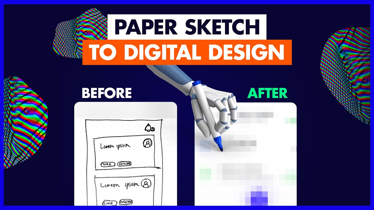 AI Generates Digital Designs from Paper Sketches - Unexpected Result ...