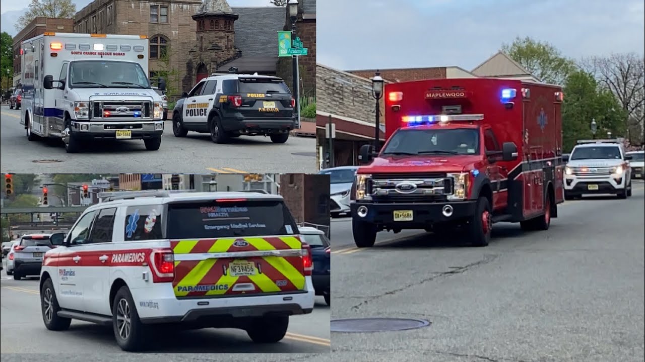 Rare. Maplewood Fire Rescue EMS 37, RWJ Barnabas, & South Orange Rescue ...