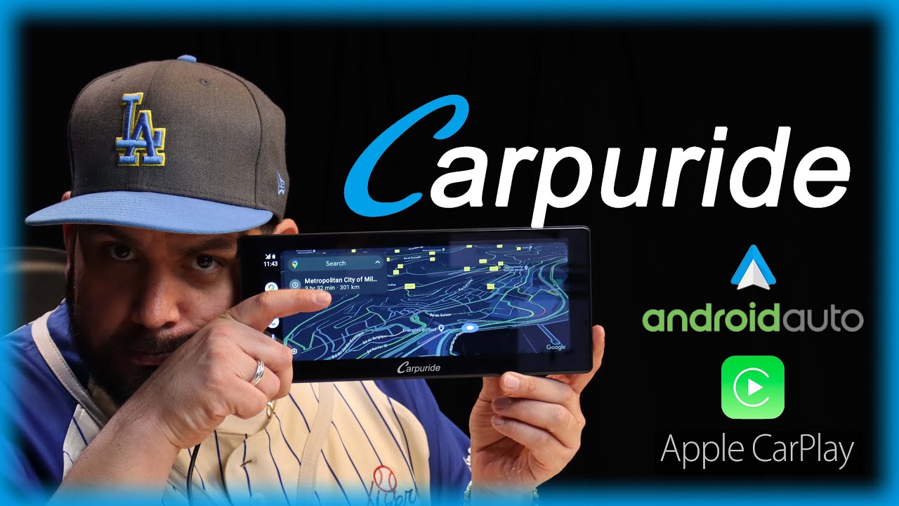 Carpuride Portable Wireless Apple Carplay Android Auto Display Headunit ...