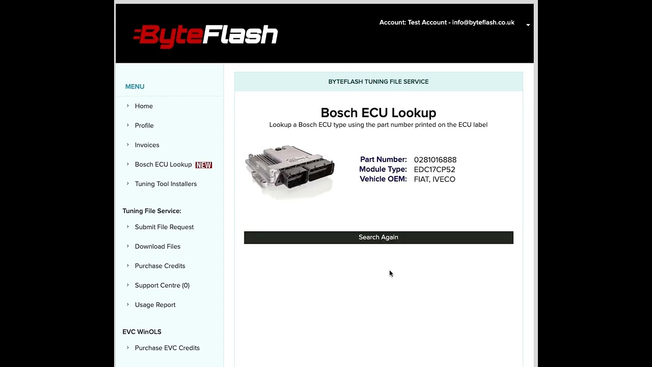 Bosch ECU Part Number Lookup - YouTube
