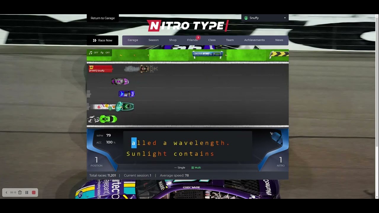 Earning the T Rex Trail on Nitro Type! (Season 41) - YouTube