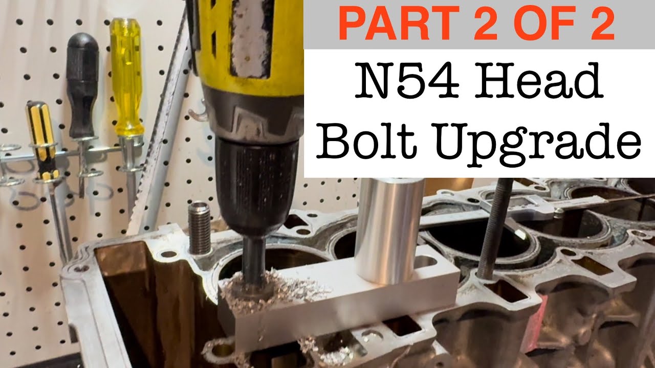 BMW N54 Head Bolt Upgrade (Part 2 of 2) - YouTube