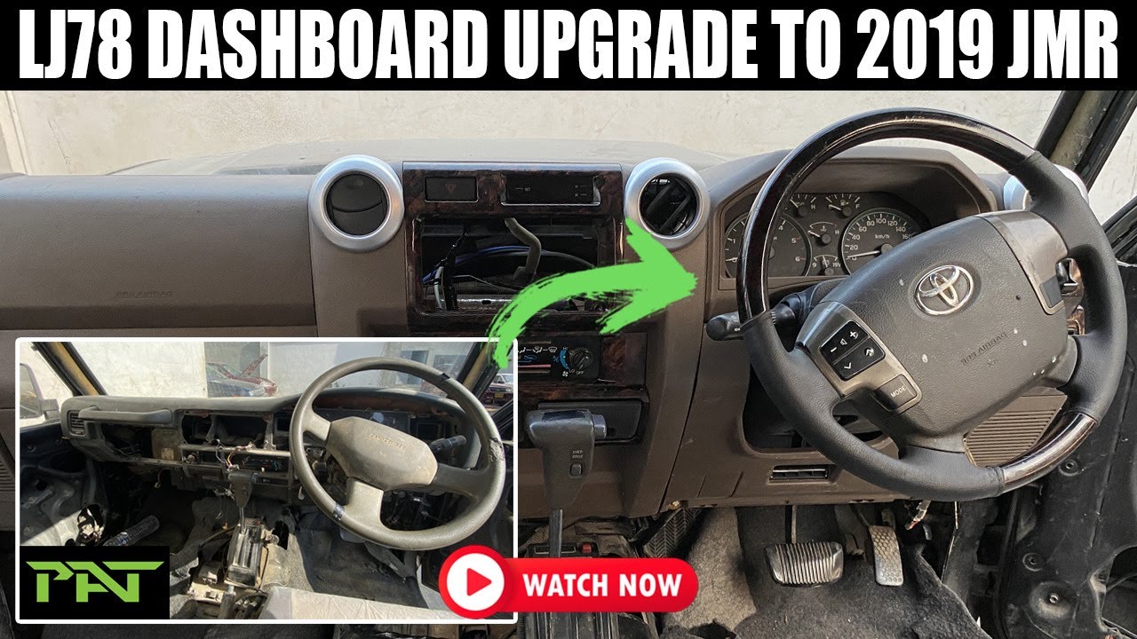 Land Cruiser Transformation: LJ78 Dashboard Upgrade to 2019 JMR ...