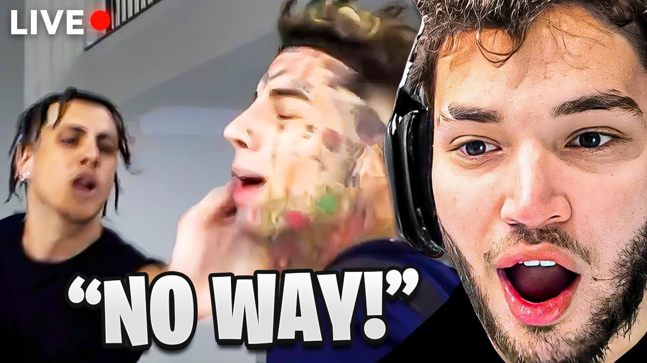 Adin Ross Reacts To Konvy FIGHTING The Island Boys - YouTube