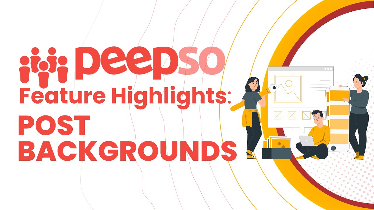 PeepSo Feature Highlights: Post Backgrounds - YouTube