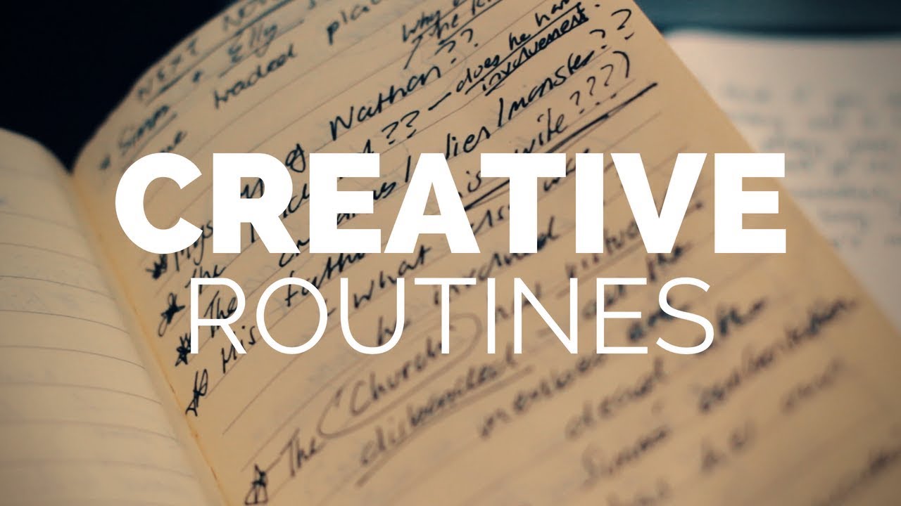 Tips for starting a creative routine (Writing & Creativity Tips) - YouTube