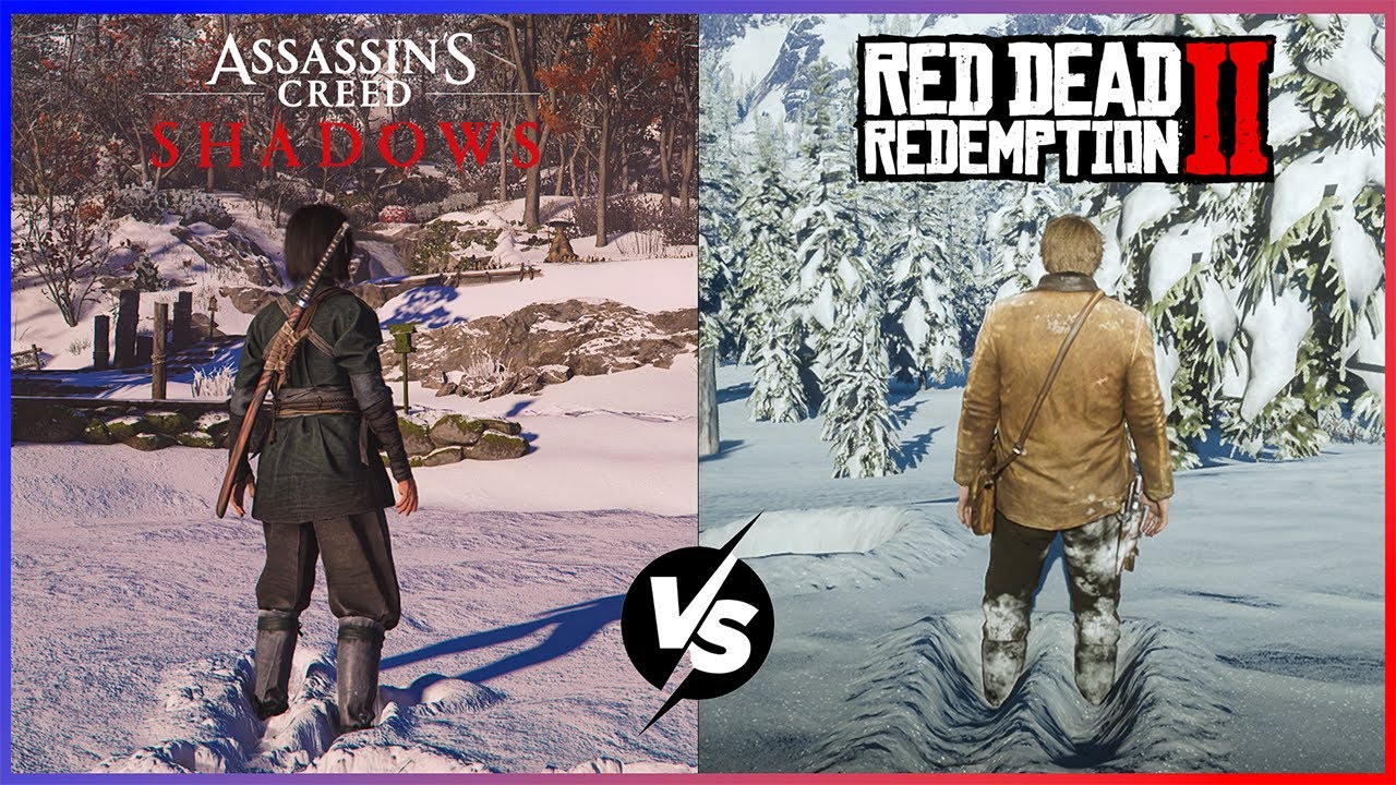 Assassin's Creed Shadows vs Red Dead Redemption 2 - Ultimate Physics ...