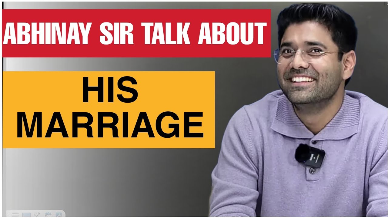 अभिनय सर ने शादी के बारे में क्या कहा || 😂 abhinay sir talk about his marriage ️ - YouTube