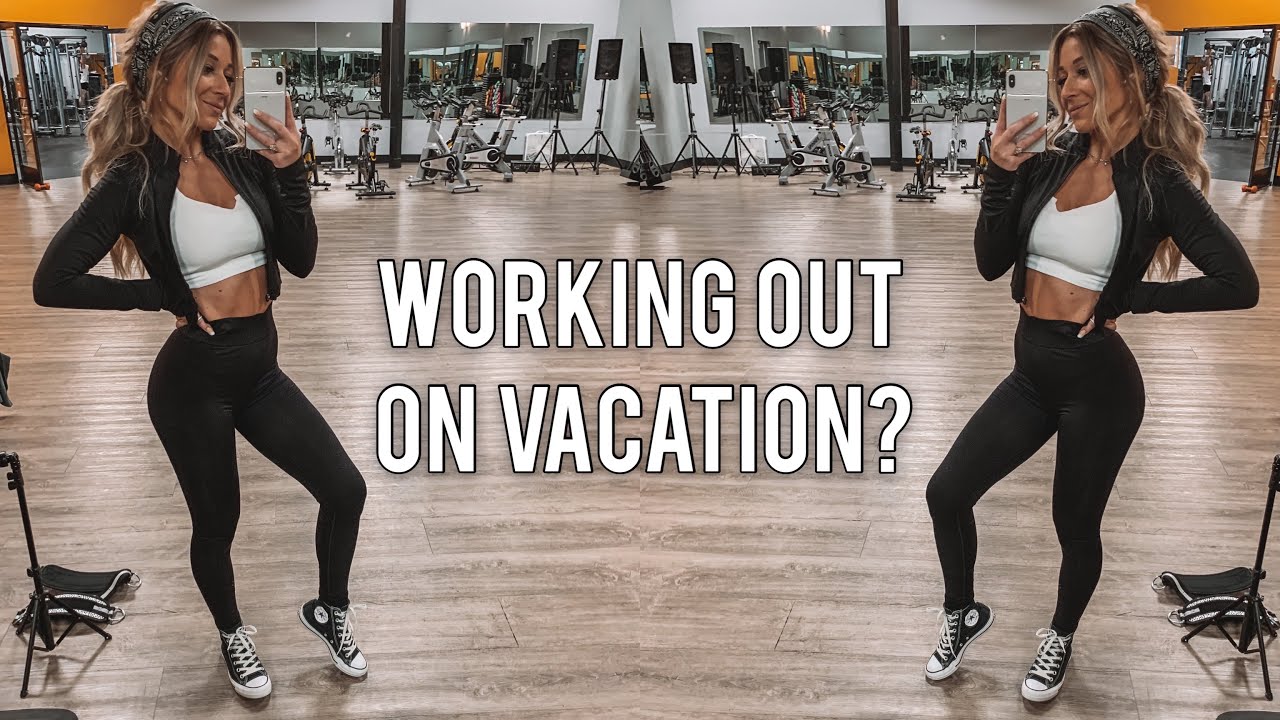 Working Out While On Vacation | Cable Only Leg Day - YouTube