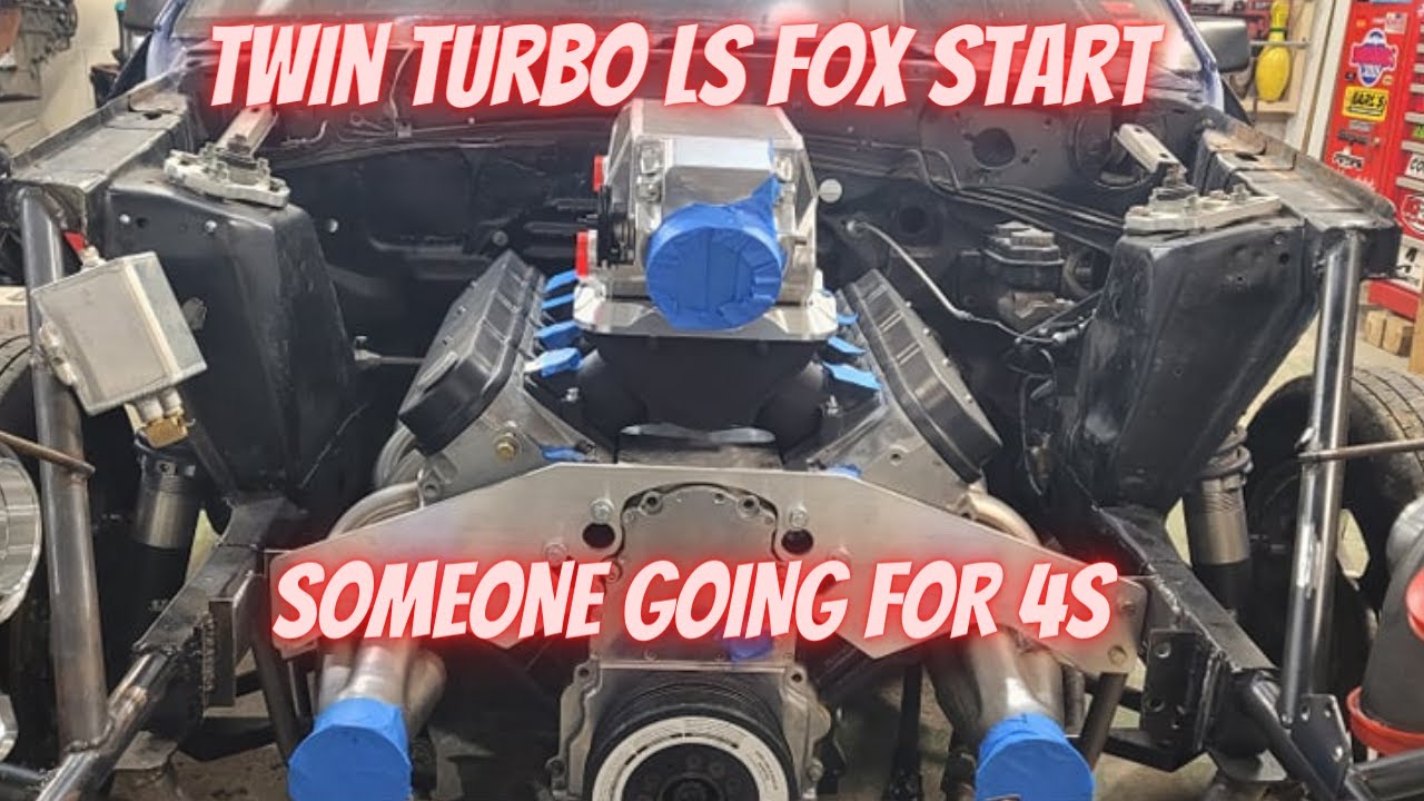 TWIN TURBO LS FOX BODY BUILD STARTS - YouTube