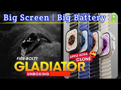 Firebolt 🔥 gladiator Amoled Aod smart watch ⌚ for ₹1400 unboxing ...