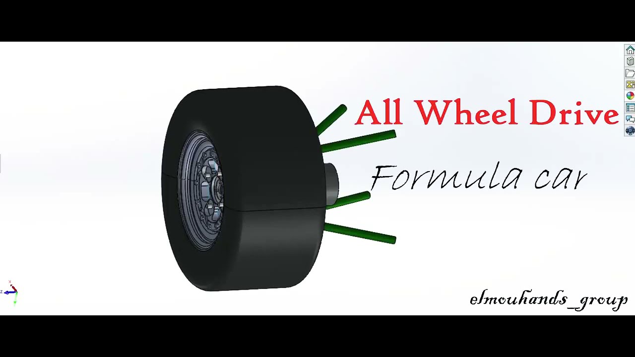 Formula car wheel .... AWD - YouTube