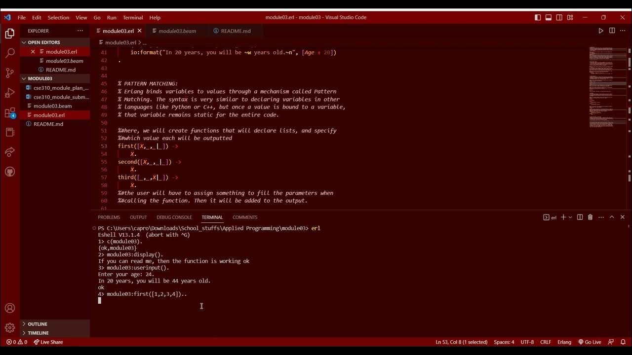Erlang basics tutorial - YouTube