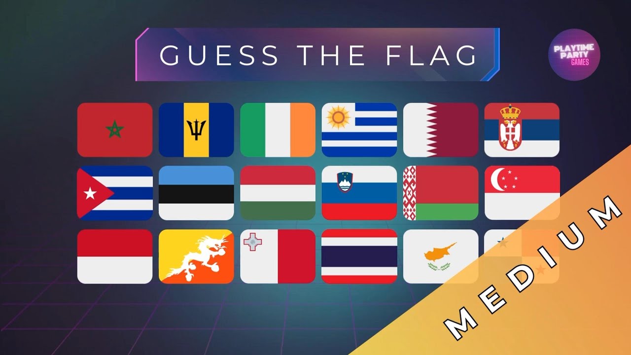 Guess the Flag Game: Medium Level Flag Challenge! # ...