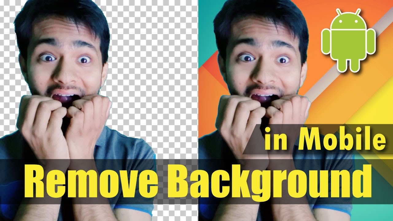 How to Remove & Change Background of any Image in Android Phone - YouTube