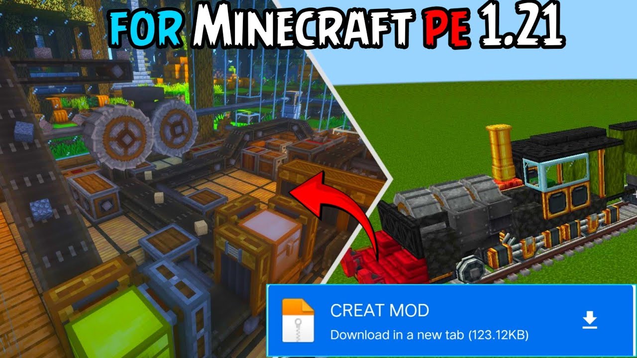 Creat Mod For Minecraft Pe 1.21 || Creat Mod For Minecraft Pocket ...