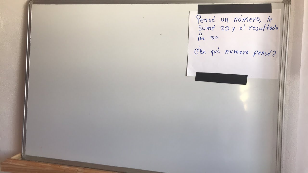 Ecuaciones de primer grado | resolver por operación inversa | parte 2 ...