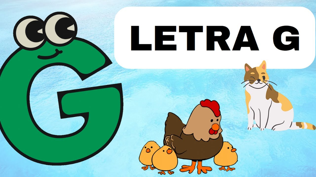 LETRA G | PALAVRAS QUE COMEÇAM COM G | ALFABETIZAÇÃO - YouTube