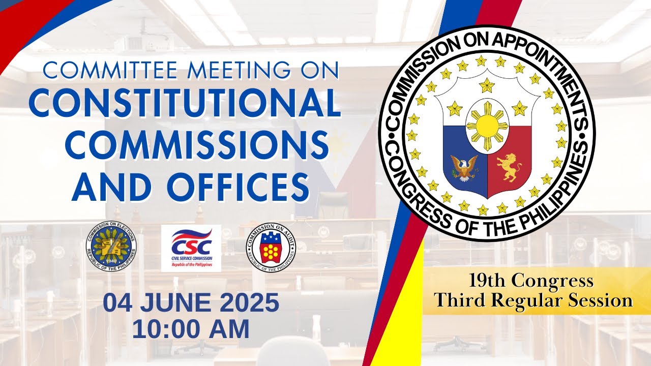 CA COMMITTEE MEETING ON CONSTITUTIONAL COMMISSIONS AND OFFICES AND ...