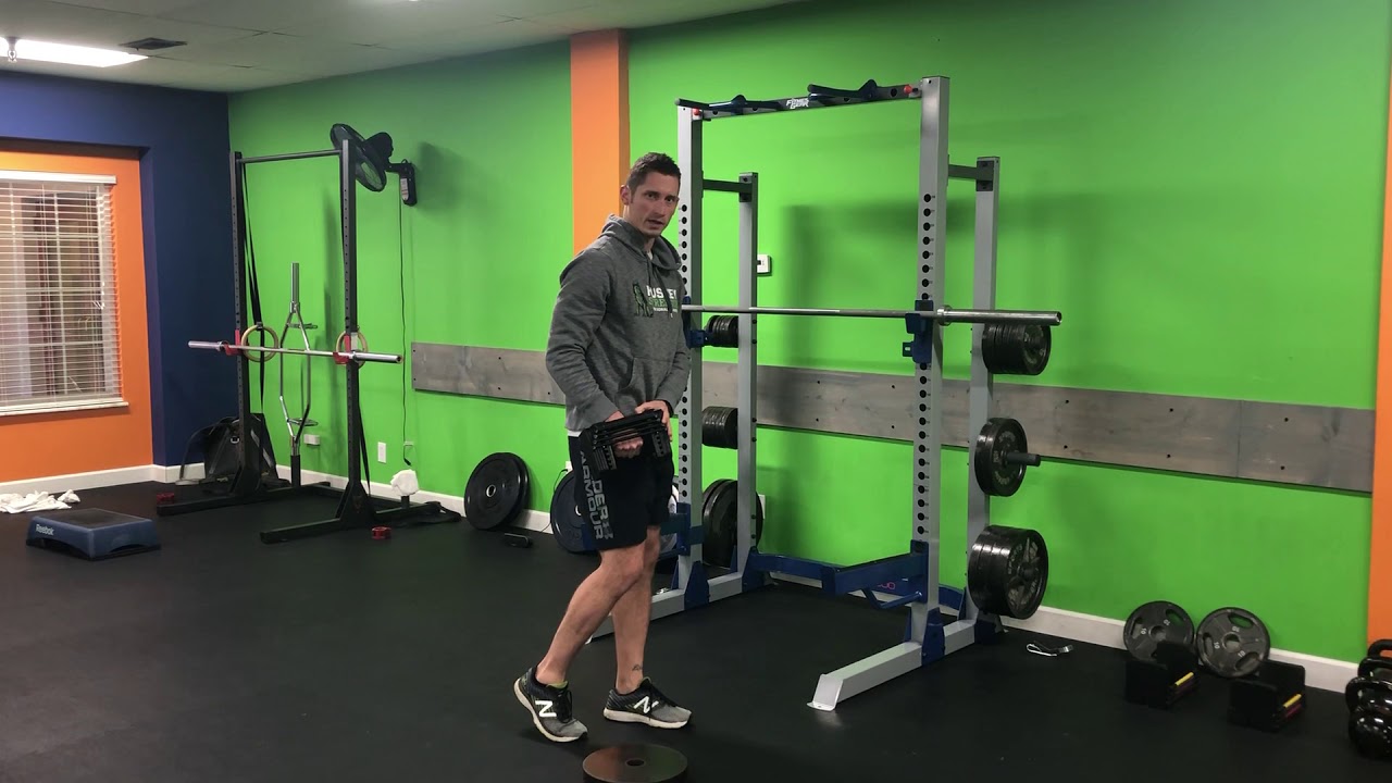 Split Stance DB Push Press - YouTube