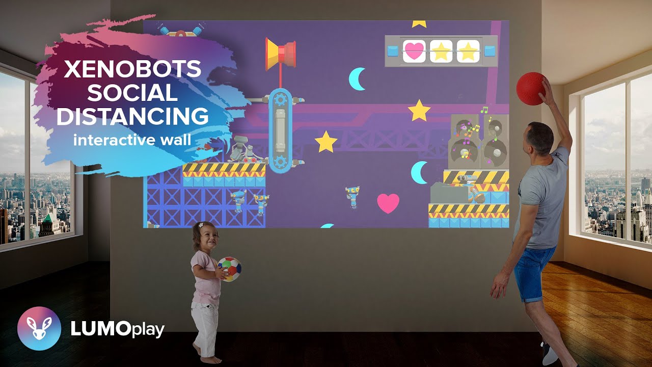 Social Distancing | free wall-ball game from LUMOplay to teach pre ...