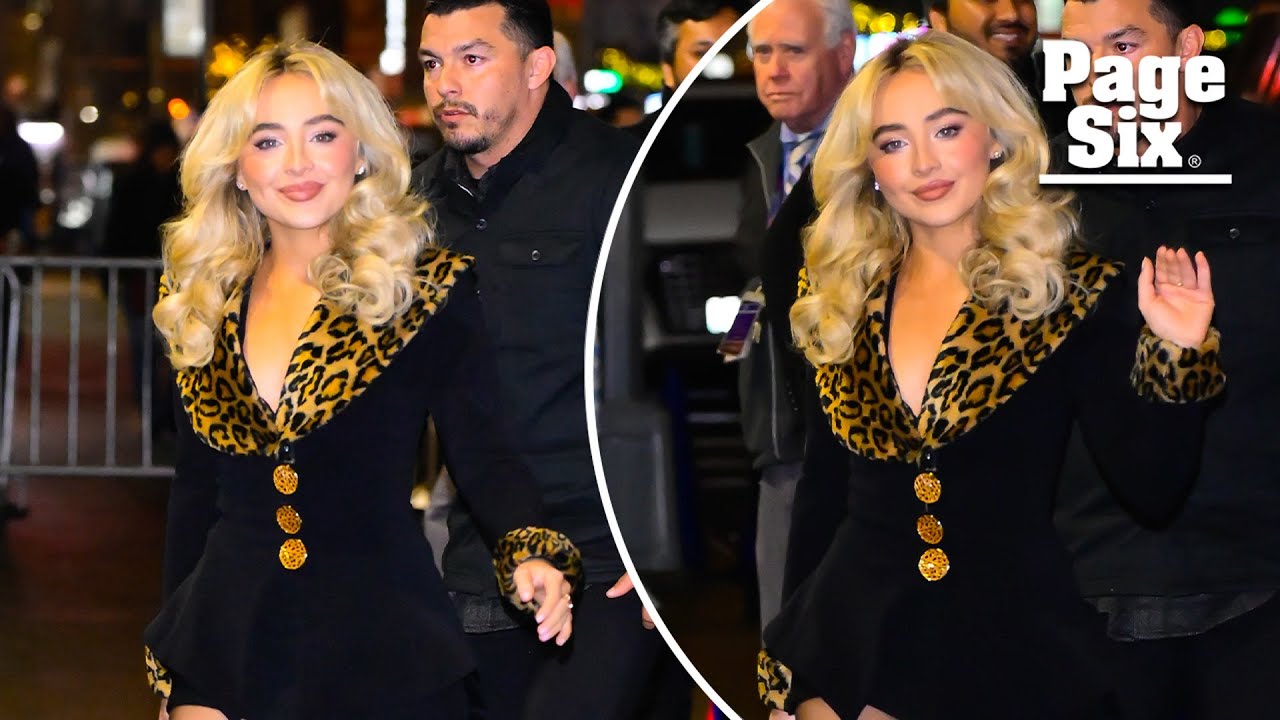 Sabrina Carpenter goes full Fran Fine in vintage leopard set: ‘She ...
