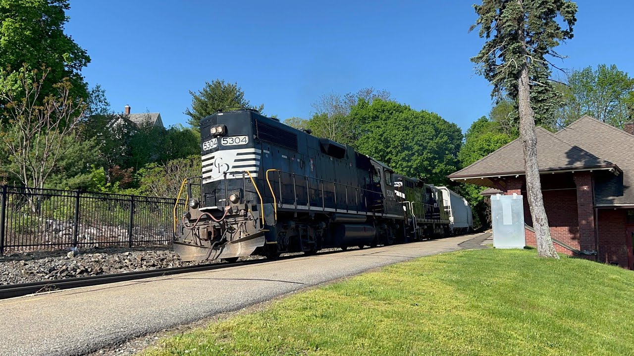 Dover & Delaware River Railroad RP-2 at Netcong Station 5/17/22 - YouTube