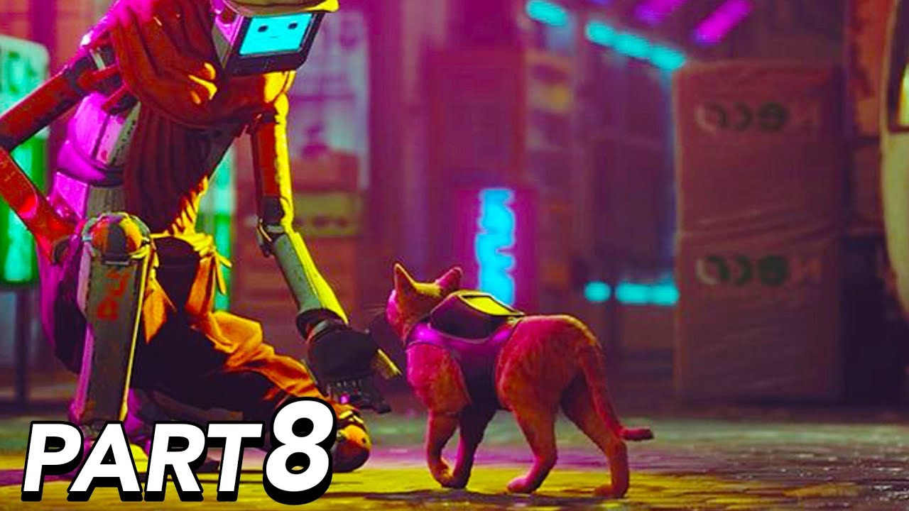 STRAY Gameplay Walkthrough Part 8 - CLEMENTINE (PS5) - YouTube