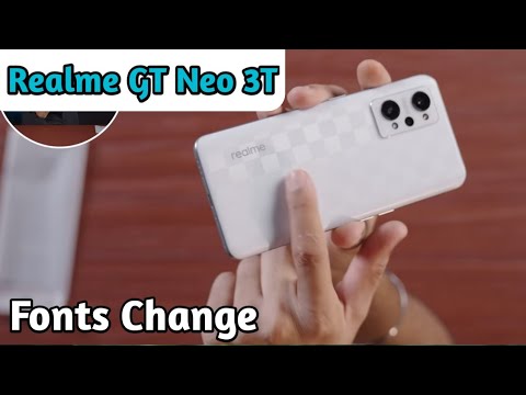 Font Setting In Realme GT Neo 3T, Font Size Change In Realme GT Neo 3T ...